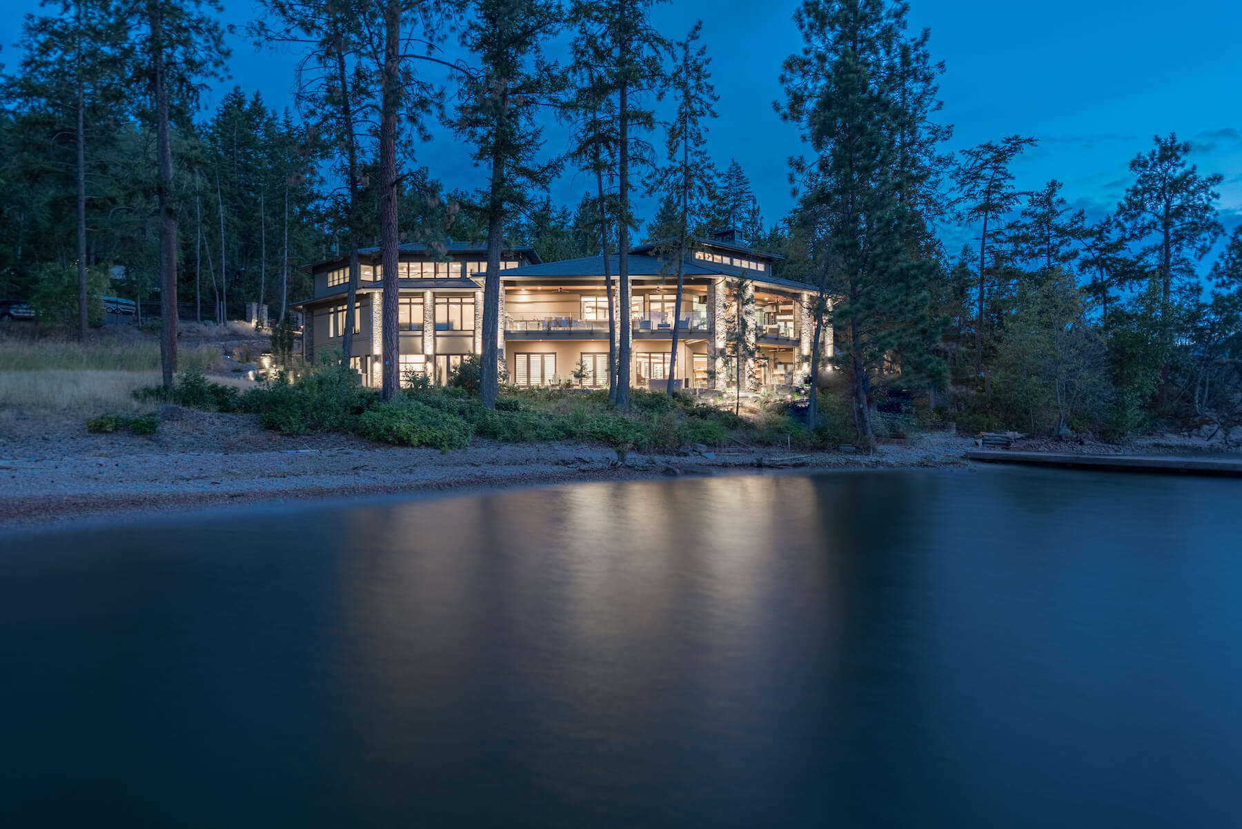 Boomerang Bay — Lakefront Estate by a Vernon Custom Home Builder ...
